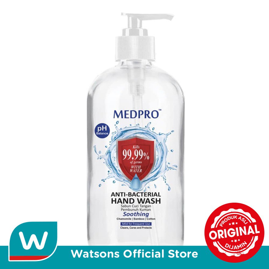 Jual Medpro Hand Wash Antibakteri Soothing - 500ml | Shopee Indonesia