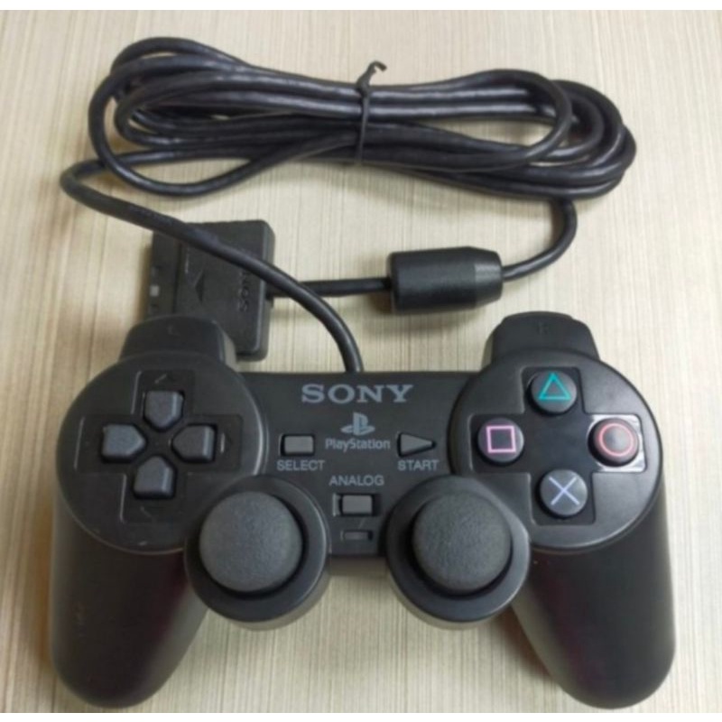 Jual STICK PS 2 SONY GETAR , STICK PS 2 HITAM | Shopee Indonesia