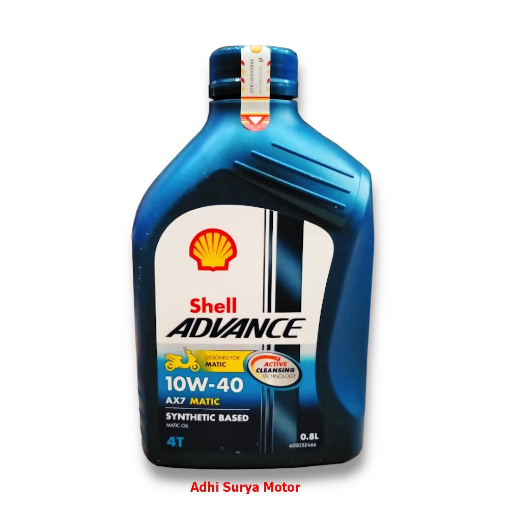 Oli Shell Advance AX7 Matic 10W40 0.8LT | Shopee Indonesia