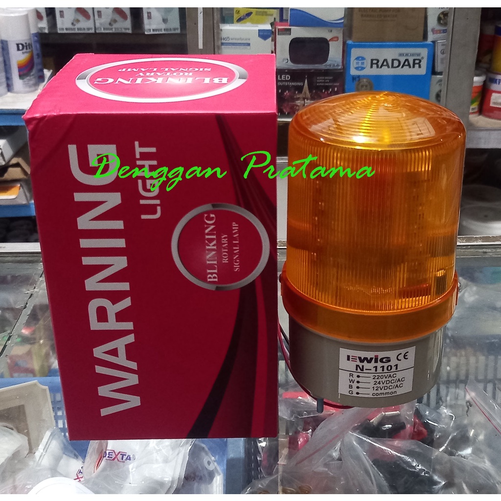 Jual Warning Lamp Rotary Lamp Lampu Putar Ewig N-1101 Multi Volt ...