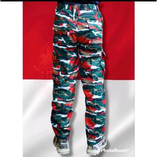 Jual KAIN LORENG LASKAR MERAH PUTIH | Shopee Indonesia