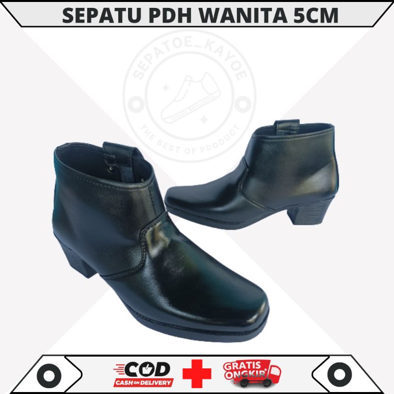 Jual Sepatu PDH Sus/Wanita Polwan/Secwan/Dinas/Sekolah/Kantor | Shopee ...