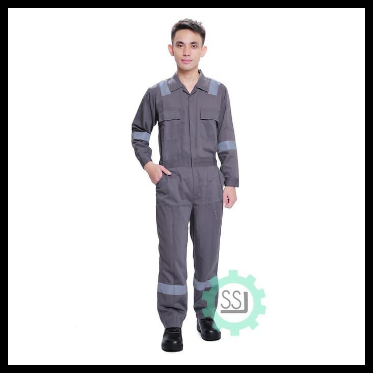 Jual Wearpack / Coverall / Seragam Terusan Kerja Abu-Abu | Shopee Indonesia