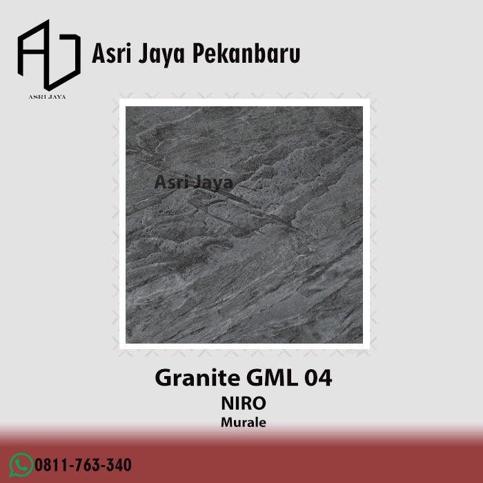 Jual Niro Granite 60x60 Murale - GML04 Caviar Black - Kesat | Shopee ...