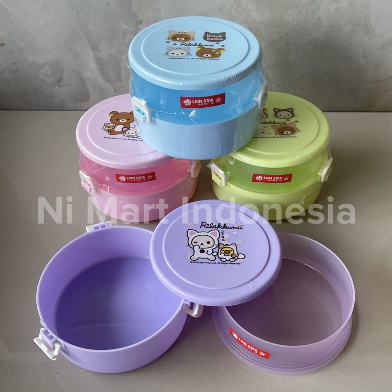 Jual Tempat Bekal SB-14 Round Pop Lunch Box Lion Star BPA Free Bulat ...