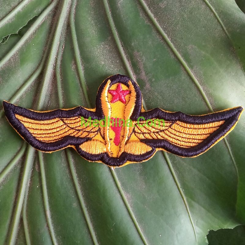 Jual Badge Patch Wing Brevet Pengembaraan | Tapak merah dan hitam ...