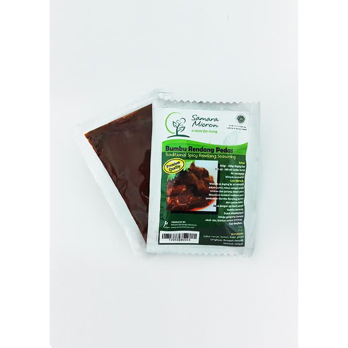 Jual Bumbu Rendang Pedas Samara Micron - 45G | Shopee Indonesia