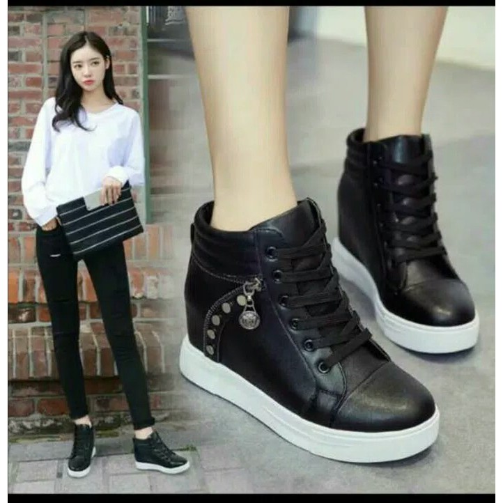 Jual pwshop88 sepatu booth wanita PW-BT0009 > ready 2 warna | Shopee ...