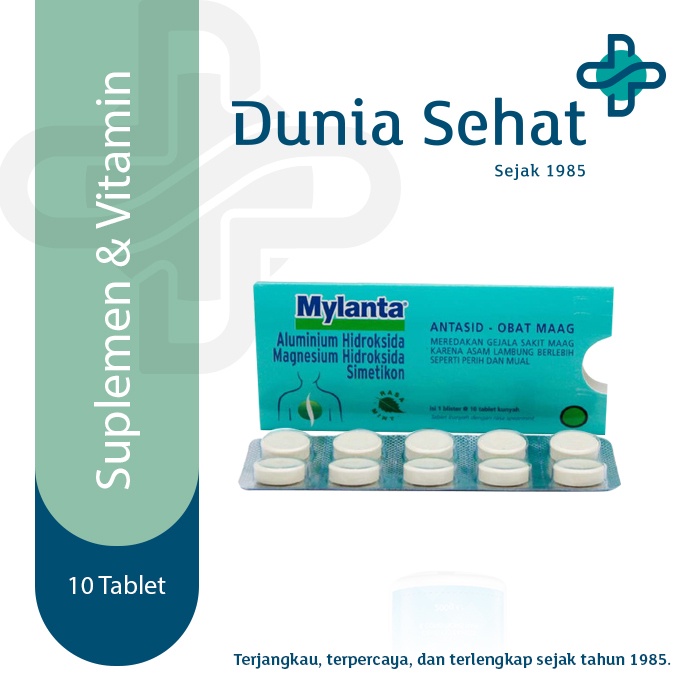 Jual Mylanta 10 Tablet | Shopee Indonesia