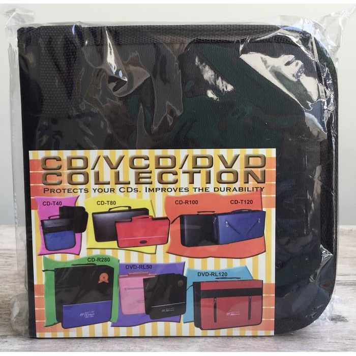 Jual Tempat CD DVD isi 40 keping Hitam | Shopee Indonesia