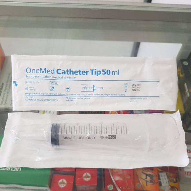 Jual OneMed Catheter Tip 50ml - Syringe Utk kateter atau Feeder atau ...