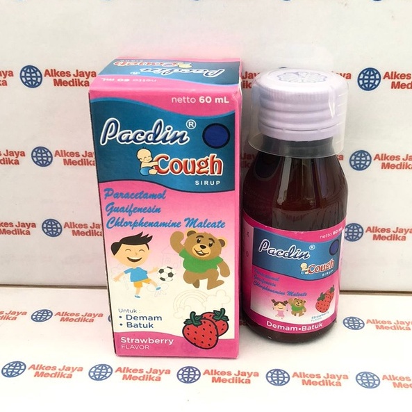 Jual Pacdin Cough Sirup 60ml Strawberry - Obat Batuk Pilek Indonesia ...