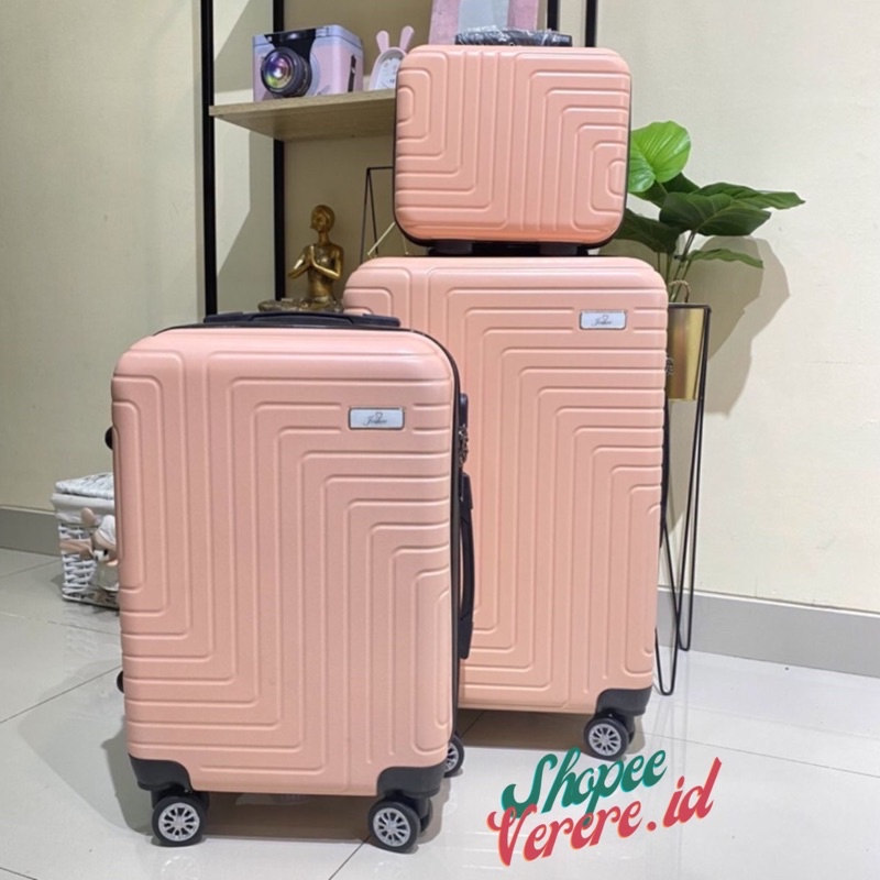 Jual Joshee Koper Cabin 20 Inch Bagasi 24 Inch Fiber Tas Travel Murah ...