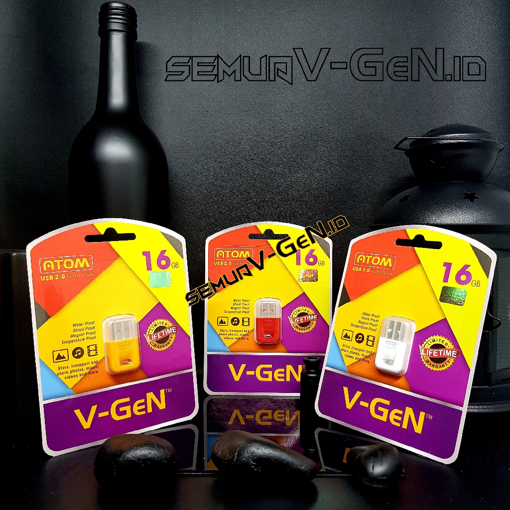 V-GeN USB Flashdisk 16GB ATOM Water Proof | Flash Disk | Flash Drive 16 ...