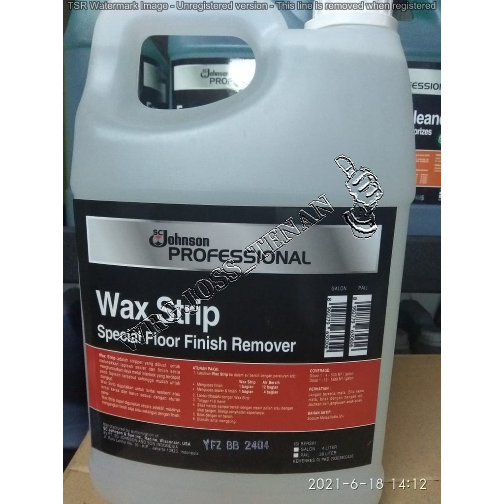 Jual JOHNSON Wax Strip, Special Floor Finish Remover, 4 Liter | Shopee ...
