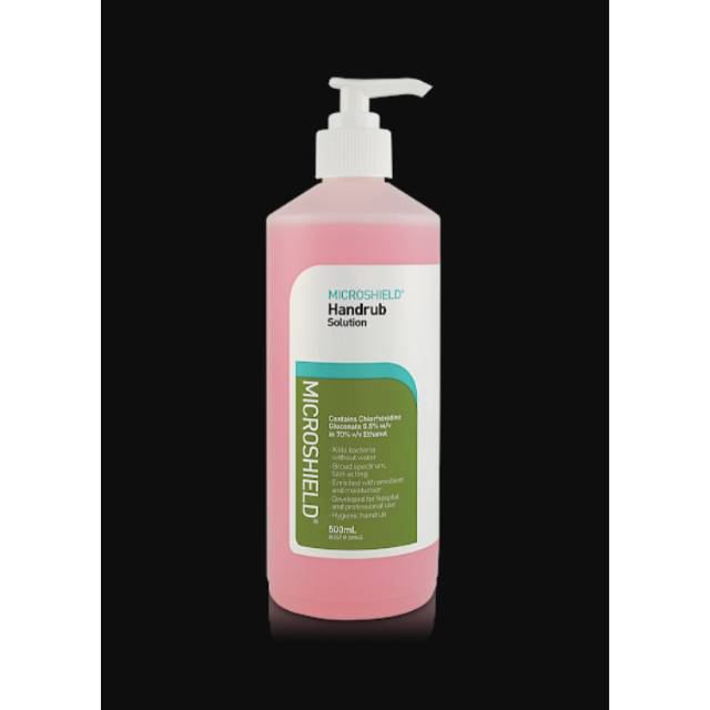 Jual MICROSHIELD HANDRUB 500 ML hand sanitizer ampuh untuk virus ...