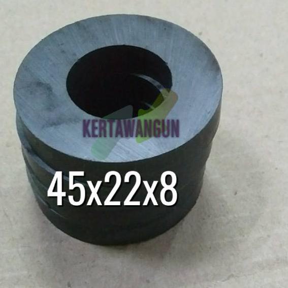 Jual Magnet Ferrite Ring Lubang 45x22x8 | Shopee Indonesia