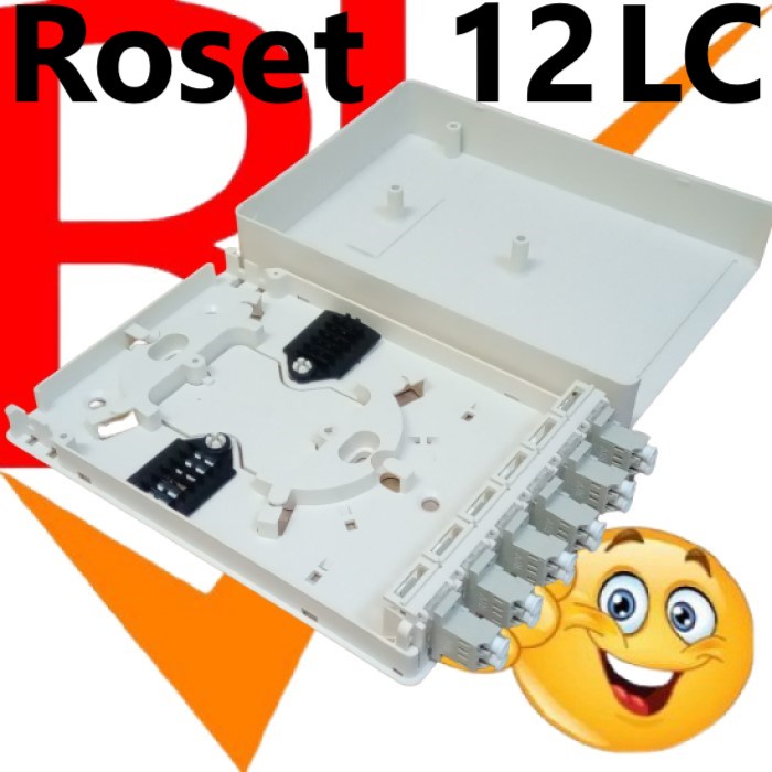 Jual Roset FO 12c OTB LC APC UPC OM2 OM3 12 Core Adapter Pigtail 12Core ...