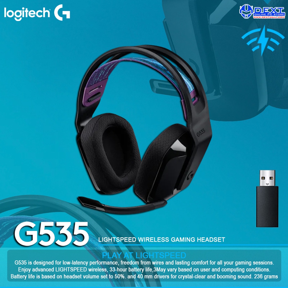 Jual Logitech G535 Lightspeed Wireless Gaming Headset | Shopee Indonesia