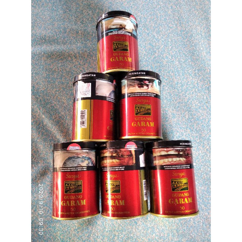 Jual KALENG BEKAS ROKOK GUDANG GARAM Indonesia|Shopee Indonesia