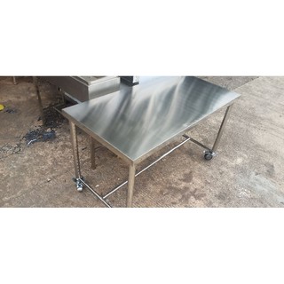 Jual meja stainless pakai roda | Shopee Indonesia