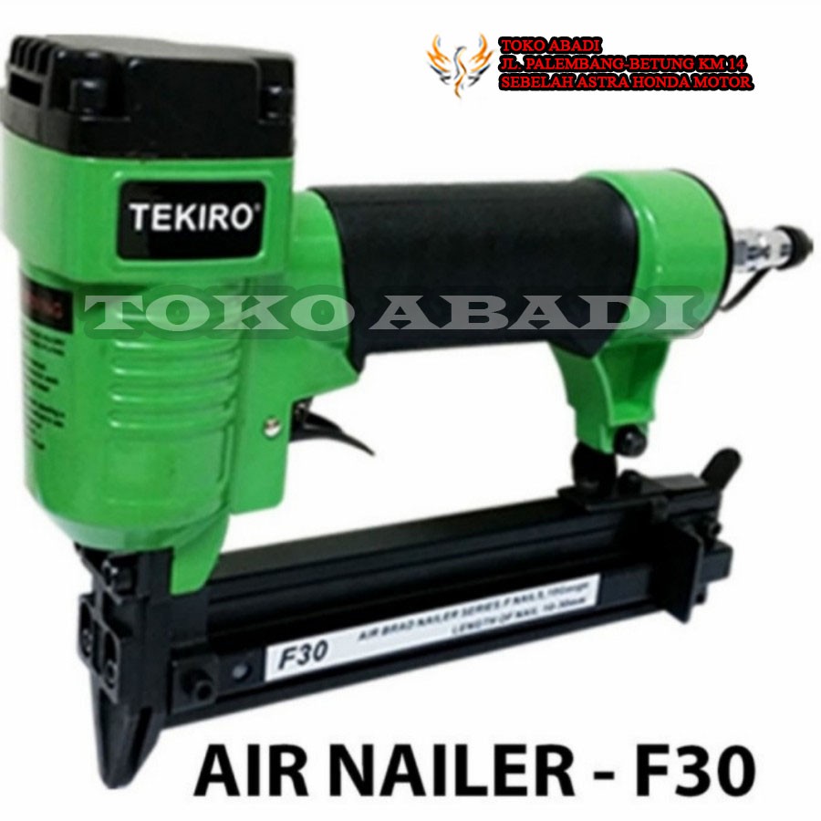 Jual TEKIRO Air Nailer Gun F30 C / F 30 Mesin Paku Tembak AT-AN1129 Japanese Industrial Standard ...