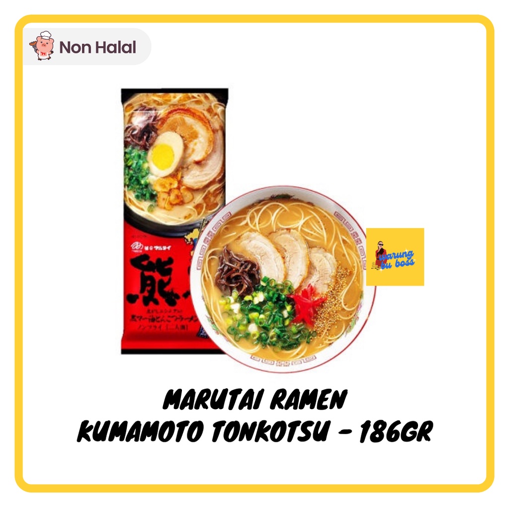 Jual Marutai Ramen Kumamoto Tonkotsu Kuro MaYu Black Garlic Ramen Japan ...