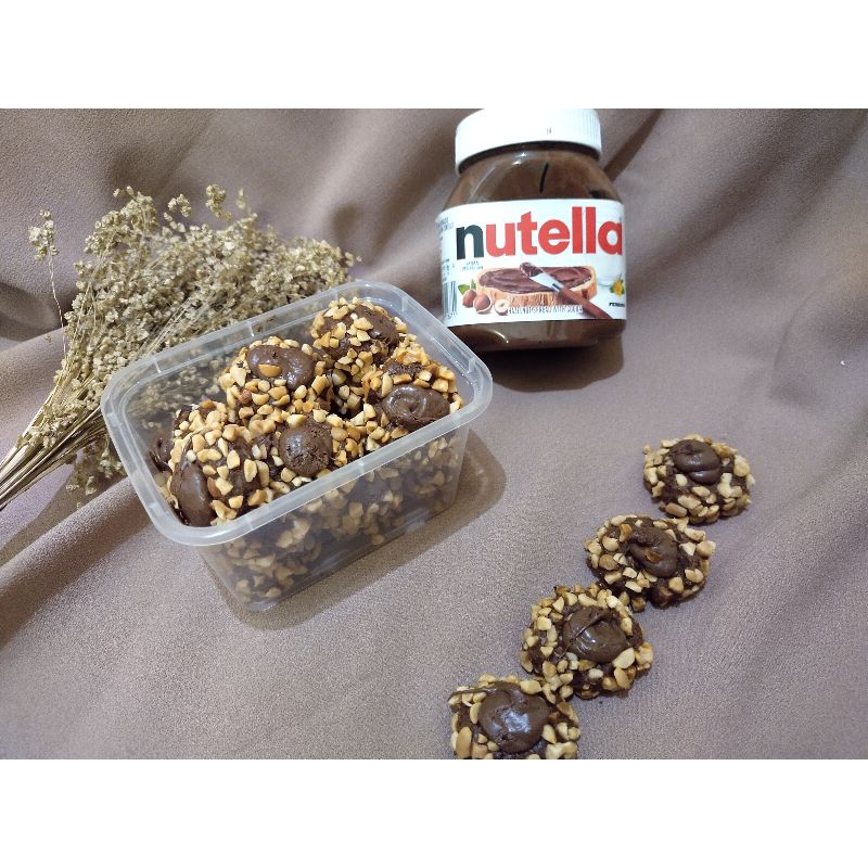 Jual BISA KIRIM SELURUH INDONESIA COOKIES NUTBALL NUTELLA COOKIES ...