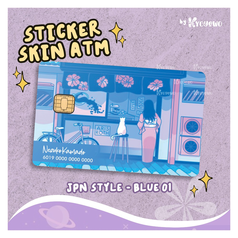 Jual Skin ATM Sticker Card Style Custom JAPAN - KYOYOWO | Shopee Indonesia