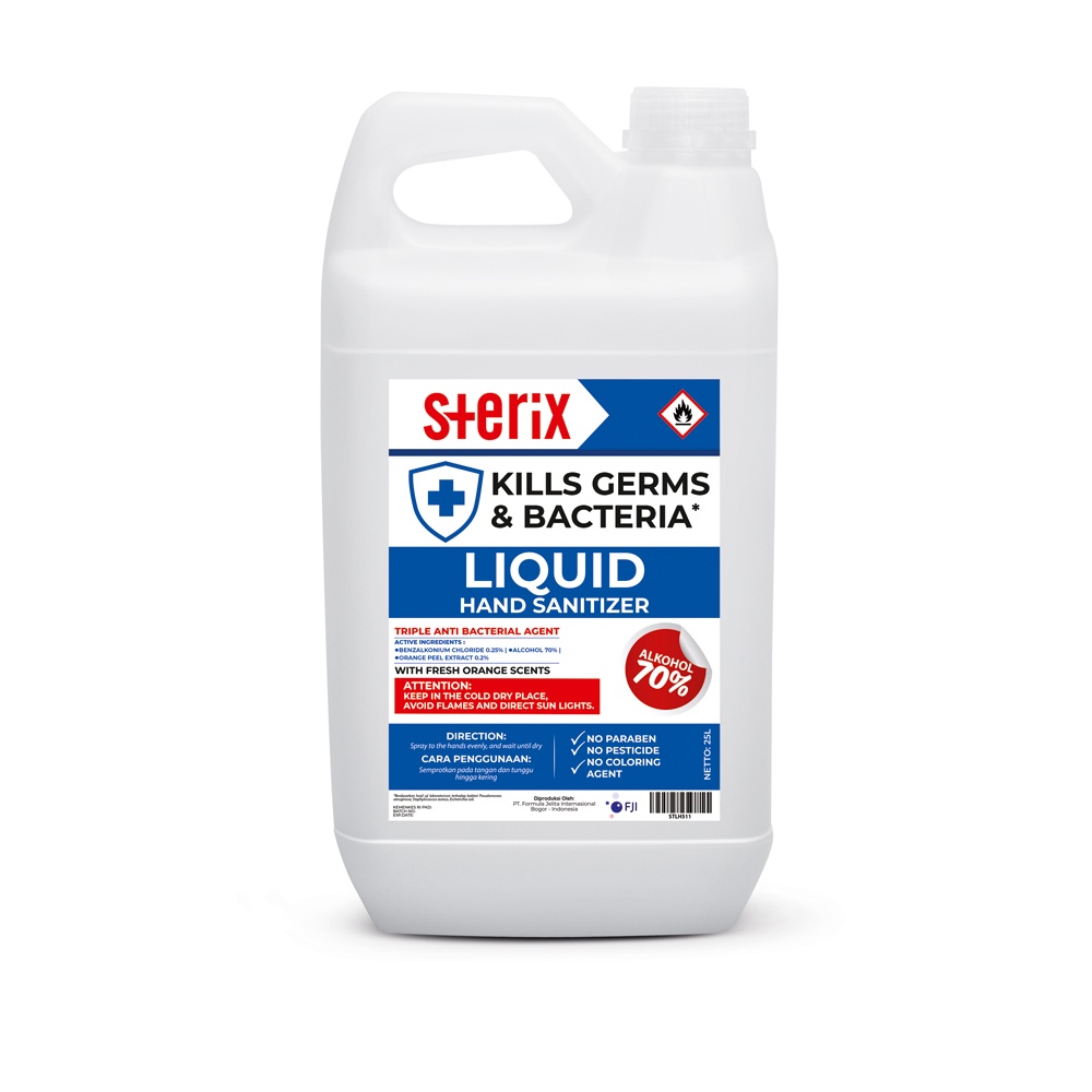 Jual Sterix Liquid Hand Sanitizer 5L - STLHS08 | Shopee Indonesia