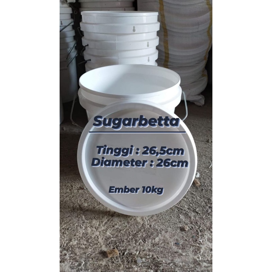 Jual Ember polos 10 liter ember polos 10 kg ember bekas 10 kg putih ...