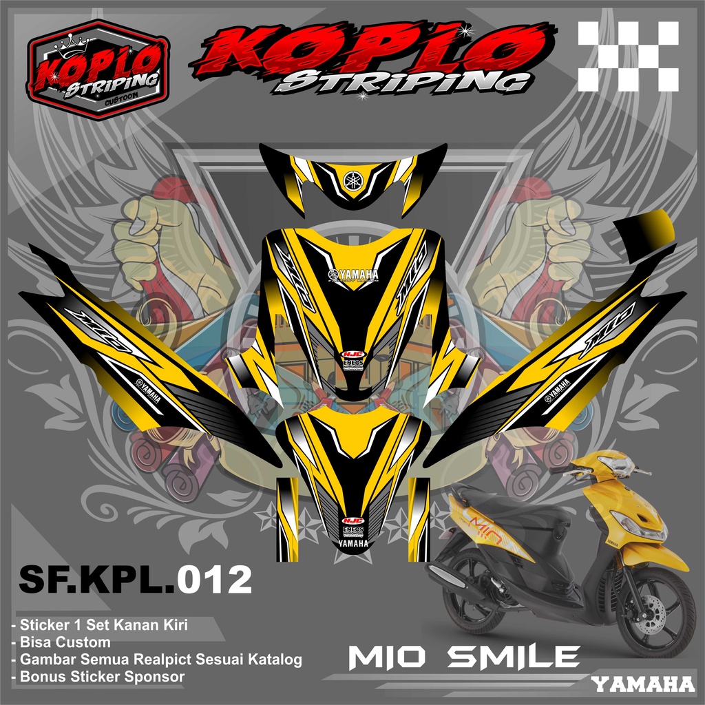Jual Sticker Decal Full Body Motor Yamaha Mio Smile - Sticker Decal ...