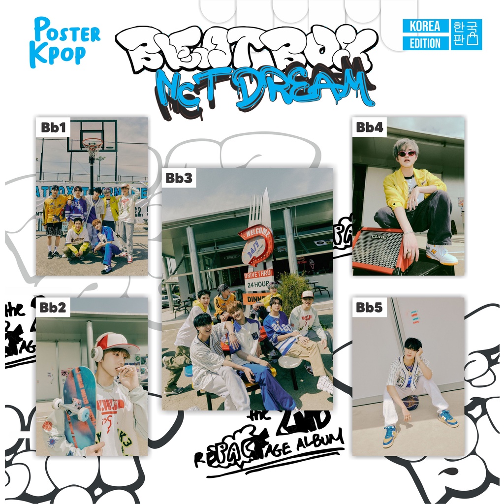 Jual Poster Kpop NCT DREAM Beatbox Ver.1 Kpop Murah Ecer Jeno Jaemin ...