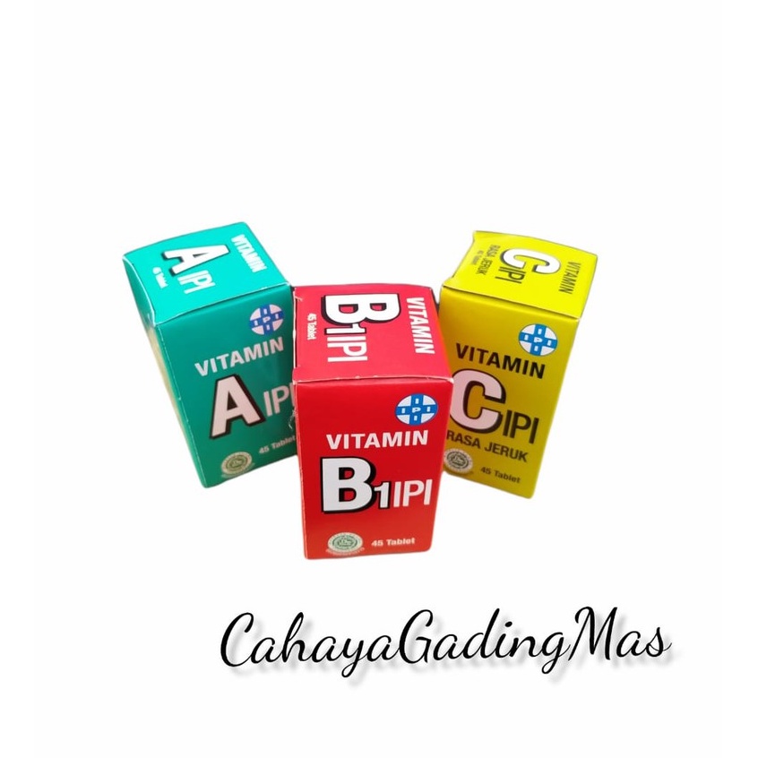 Jual Vitamin Ipi Tablet Hisap Aipi B1ipi B12ipi Bcomplexipi Cipi ...