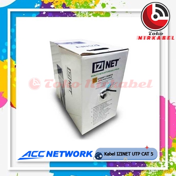 Jual kabel UTP Cat5 Cat5e cat 5 cat 5e IZINET 305m ORIGINAL MURAH ...