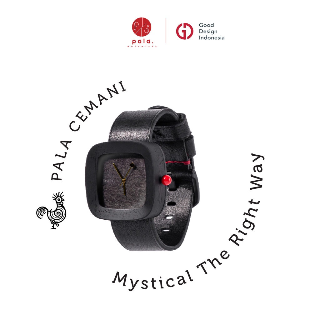 Jual PALA Nusantara REGULER HITAM CEMANI JAM TANGAN KAYU DAN KULIT ASLI ...