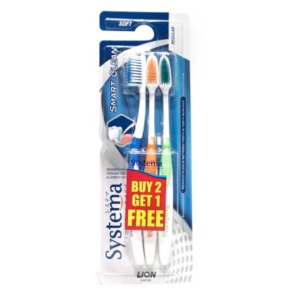 Jual Systema Sikat Gigi Clean 3 pcs | Shopee Indonesia