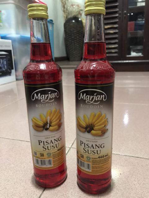 Sirup Marjan Pisang Susu [460 mL] | Shopee Indonesia