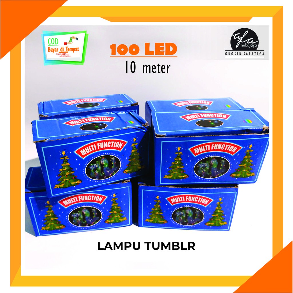 Jual PROMO 100LED Lampu Tumblr 10 Meter Lampu Hias Dekorasi Lampu Natal ...