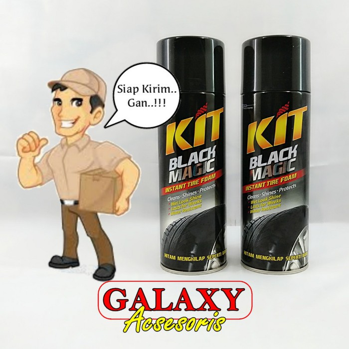 Jual Jual KIT Black Magic / Cairan Semir Ban Botol Spray 400ml | Shopee ...