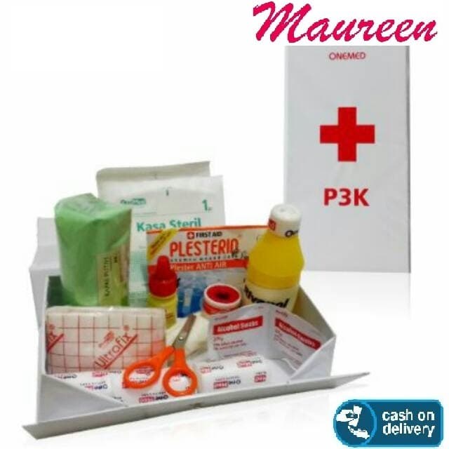 Jual P3K-Peralatan- Kotak P3K Onemed Lengkap First Aid Kid Box P3K ...