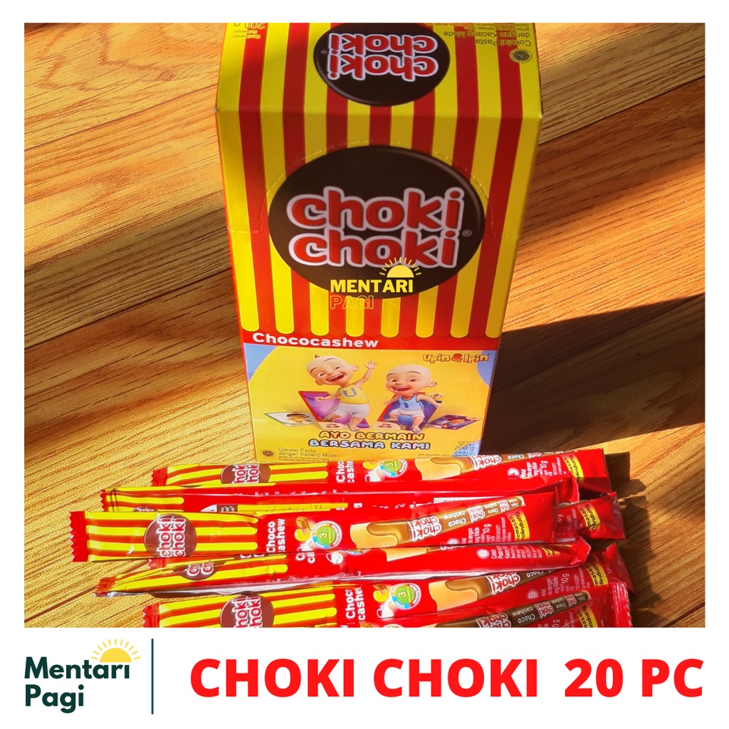 Jual Choki Choki Coklat Chococashew 10gr 1 pack isi 20pc Snack Jajanan ...