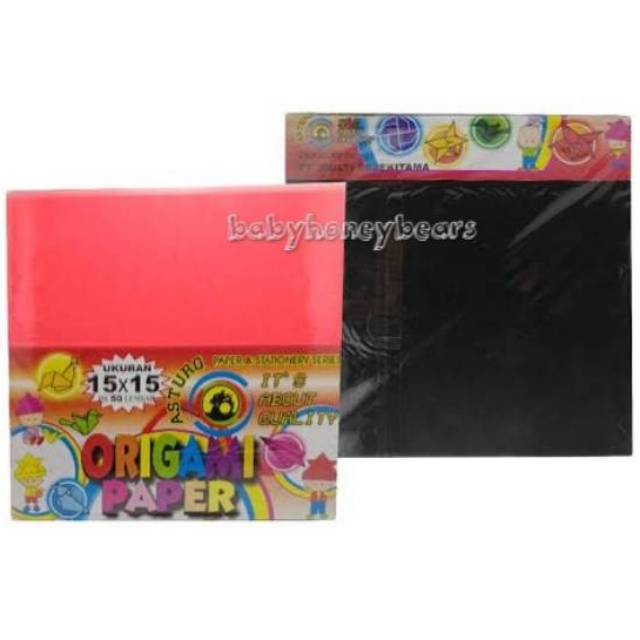 Jual Kertas Lipat Origami Paper Asturo 15 x 15 Cm | Shopee Indonesia