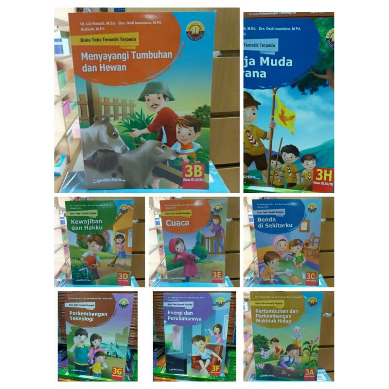 Jual Buku Paket Tematik Terpadu Sd Kelas 3 Tema 3a 3b 3c 3d 3e 3f 3g 3h