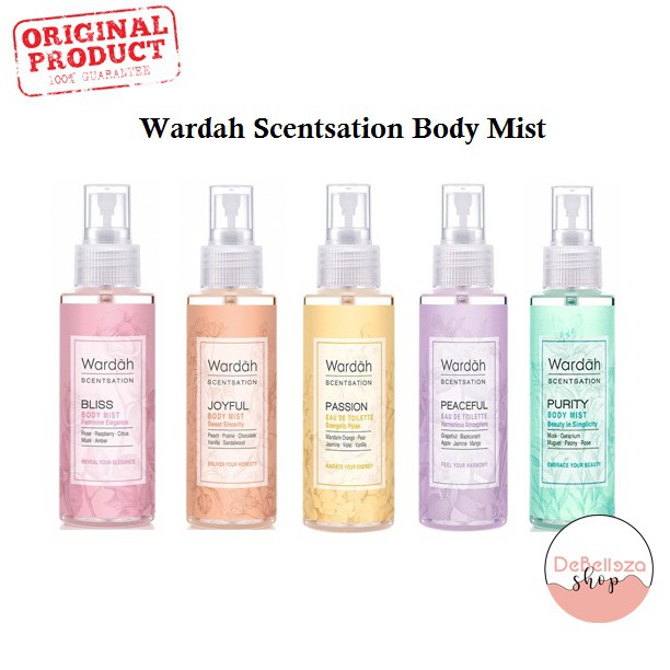 Wardah Scentsation Body Mist | Bodymist 100ml | Shopee Indonesia