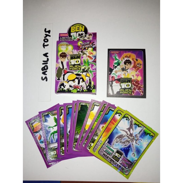 Jual Mainan anak kartu Naruto/Ben 10/Avatar(1 ikat isi 10 kotak x 12 ...
