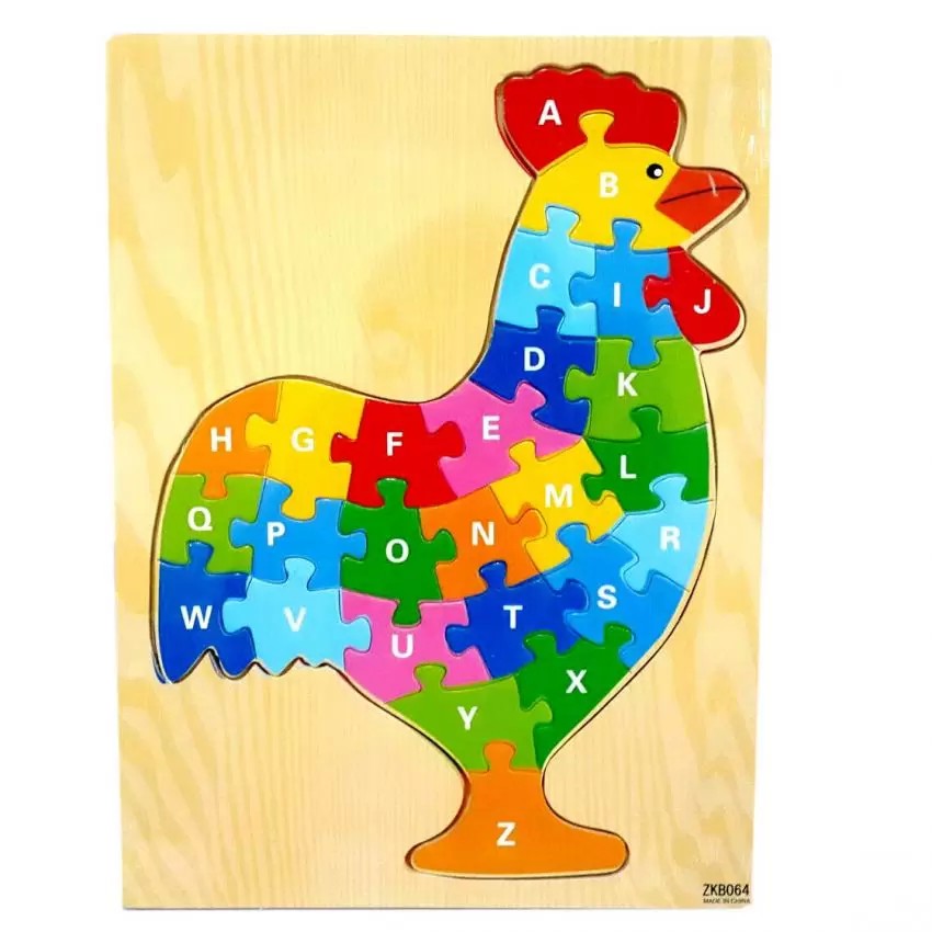 Jual Puzzle Kayu Aneka Bentuk Binatang - 7 Macam - Ukuran 29x 21cm ...