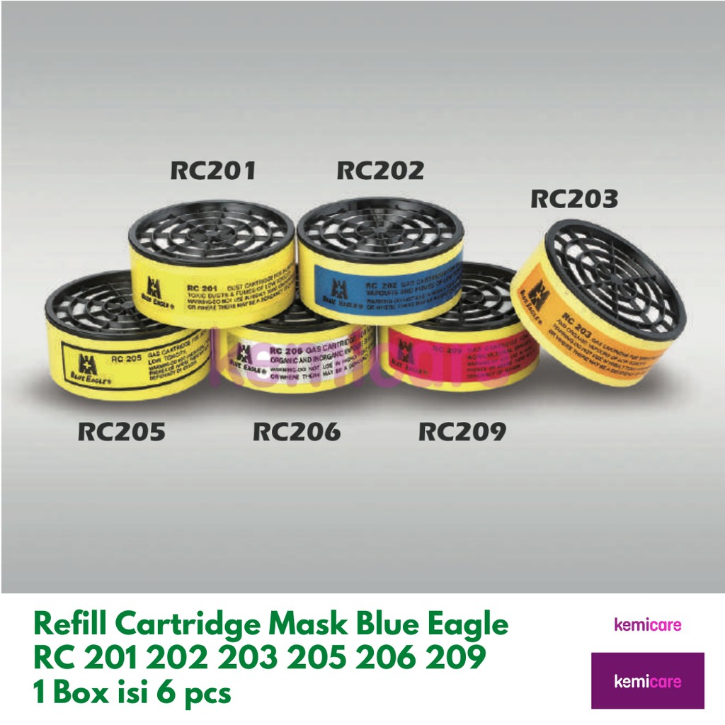 Jual Refill Cartridge Masker Blue Eagle RC 201 202 203 205 206 209 ...