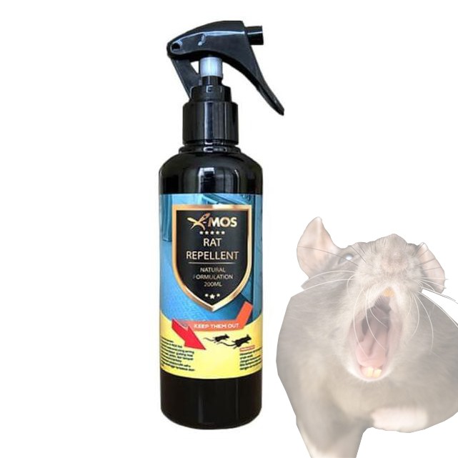 Jual Pengusir Tikus / Anti Tikus X-Mos Spray 200ml Rat Repellent ...