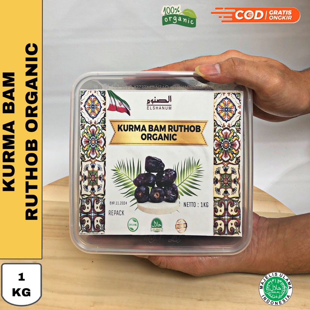 Jual KURMA BAM RUTHOB 1KG / Kurma Bam Barari / Kurma Rutob / Kurma Bam ...